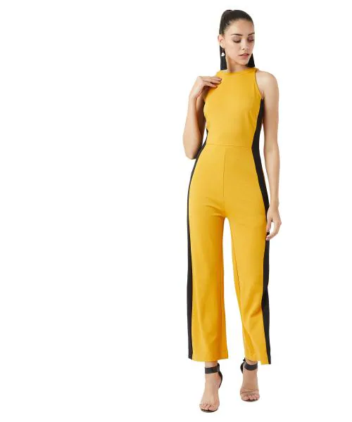 Buy Miss Chase Women Multicolor Solid Polyester Single Jumpsuit Online ...