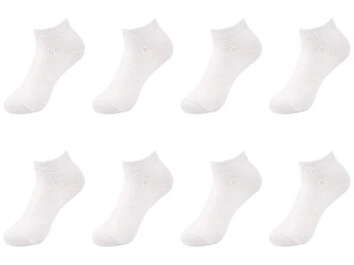 Buy Cotson Men Cotton Plain White Ankle Length Sports Socks For Running ...