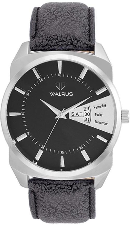Buy Walrus Analog Black Dial Black Strap Watch For Men Online at Best ...