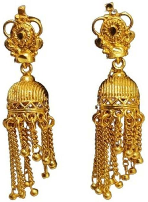 Buy Fally Jewellery jk59 Ruby Brass Jhumki Earring Set Online at Best Prices in India - JioMart.
