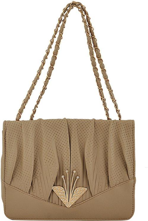 Buy Mark & Keith Women Beige Shoulder Bag Online at Best Prices in ...