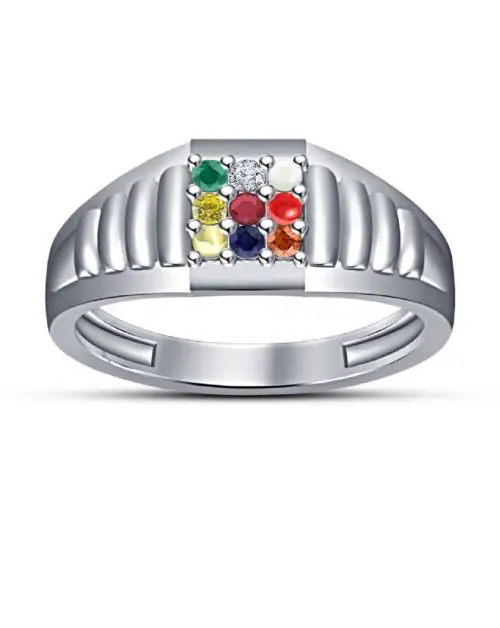 Buy Ceylonmine Navratan Ring With Natural Navgrah Stone Astrological ...
