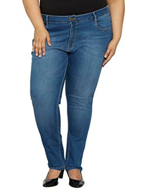 Buy Zush Women Light Blue Solid Denim Jeans Online at Best Prices in India - JioMart.