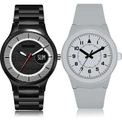 Buy NEUTRON Classical Fancy Slim Black Chain And Kids Black And Grey ...