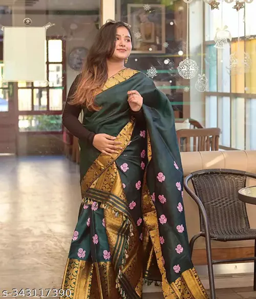 Buy DIVINE FABRICS Soft Silk Mekhela Chador Assamese Saree Mekhala ...