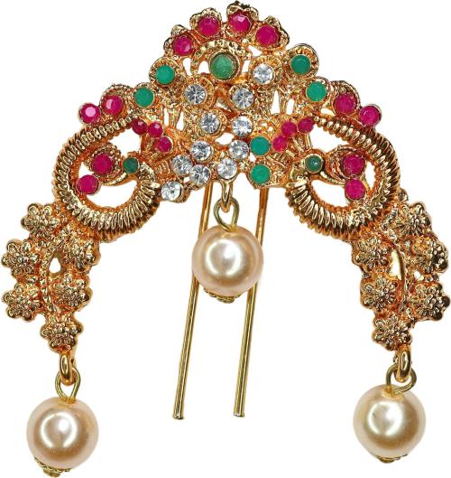 Buy Vaghbhatt Gold Metal Southern Ambada Juda Pin Online at Best Prices ...