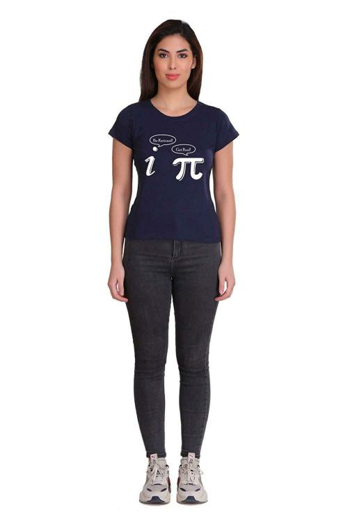 Buy Tees World Women Navy Cotton Printed Tshirts (S) Online at Best Prices in India - JioMart.