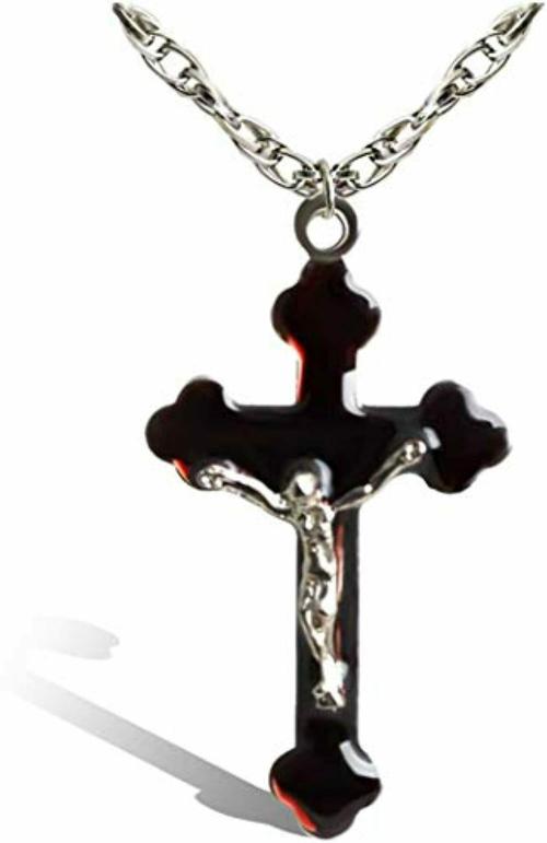 Buy Zumrut Silver Plated Stainless Steel Christ Crucifix Holy Cross ...