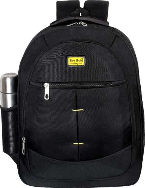 Buy Sky Gold Black Denim College Casual Backpack, 50 L Online at Best ...