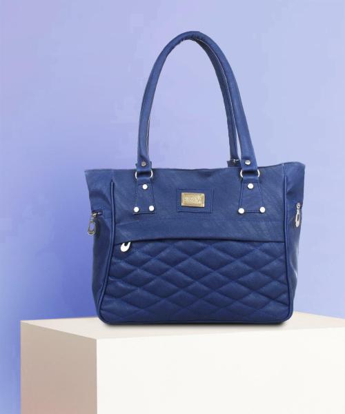 Buy Medfire Blue Synthetic Fabric For Women Handheld Bag Online at Best ...