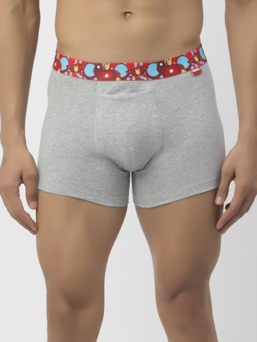 Buy John Players Infinity Heroes Cotton Trunk in Light Grey Melange Online at Best Prices in ...