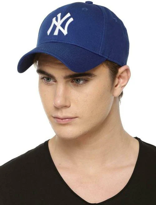 Buy Babji Men NY Blue Baseball Cap Online at Best Prices in India ...