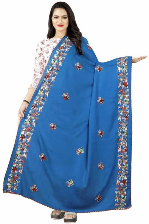 Buy Ebadat Rayon Embroidered Women Dupatta Online at Best Prices in ...