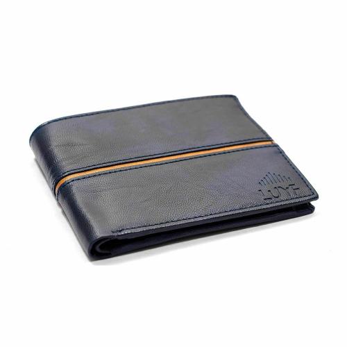 Buy LUYF Indigo Vegan Leather Wallet for Men | Premium Finish Wallet ...