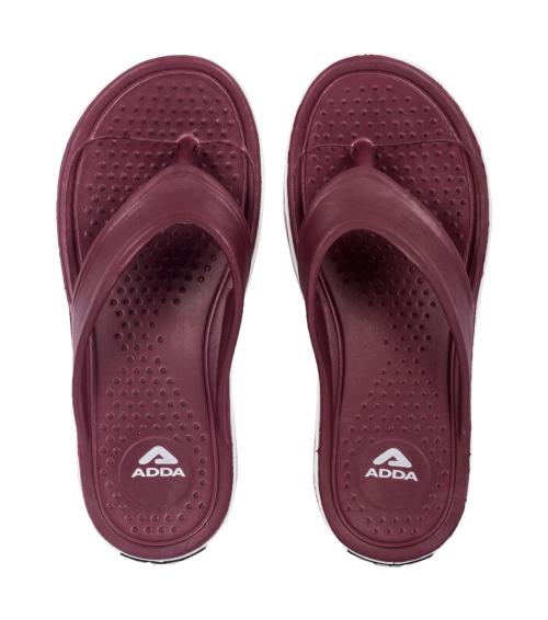 Buy ADDA ALLTIME Women Purple Thong Flip-Flops Online at Best Prices in ...