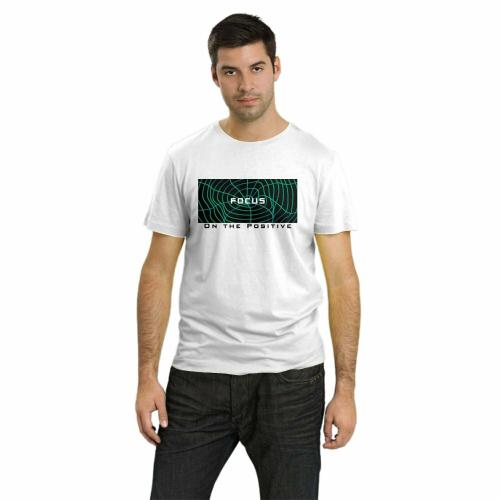 Buy YOLO Men White Printed Cotton Blend Round Neck Tshirt (L) Online at ...