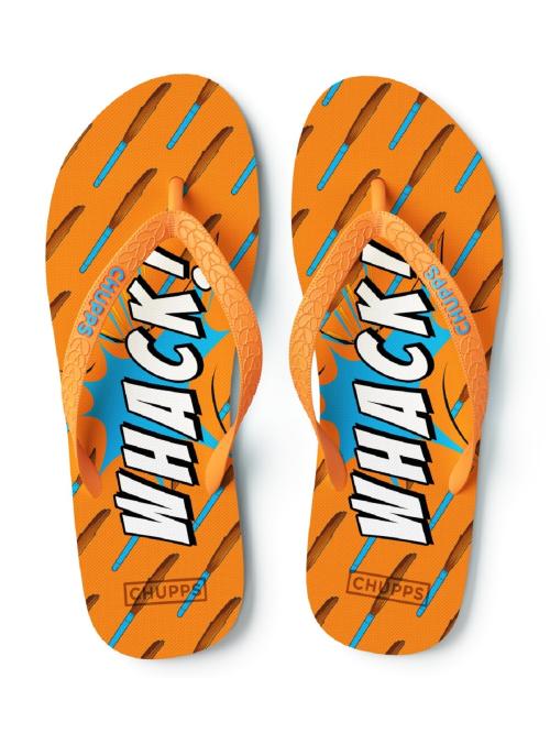 Buy Women MUMMY KA PYAAR Orange Natural Rubber Flip Flops Online at ...