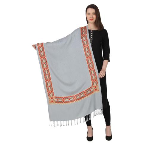 Buy EVAZ Stylish Woolen Stoles For Women's -Grey Online at Best Prices ...