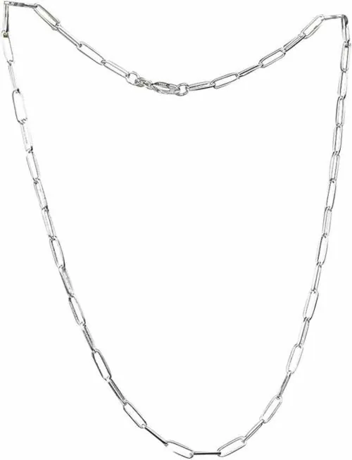 Buy ELOISH Sterling Silver Interlinked Italian Sleek Chain for Men and ...