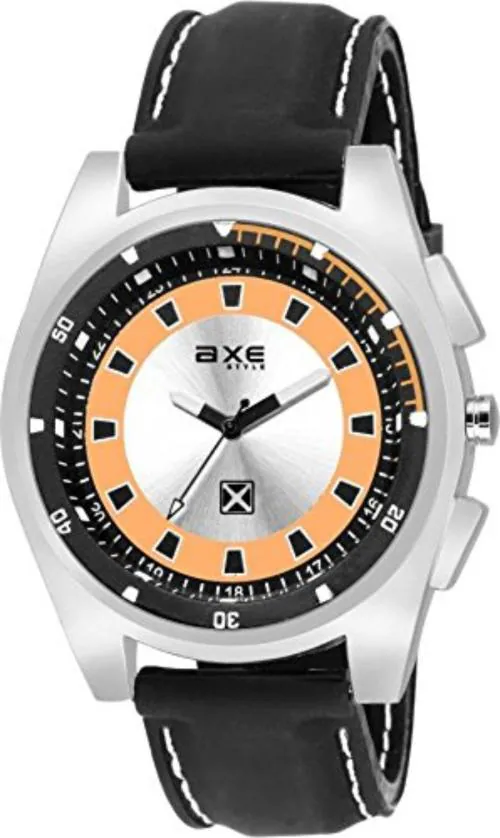 Buy Axe Style Analog Multi-color Dial Black Strap Wrist Watch for Men ...