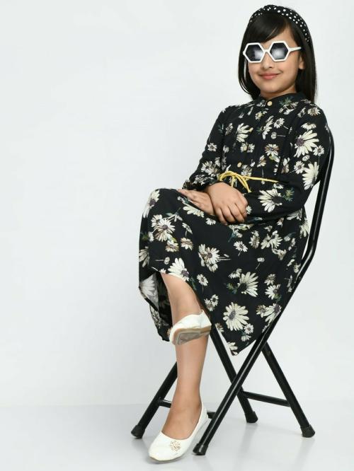 Buy Bella Moda Girls Printed Floral casual Dress Online at Best Prices in India - JioMart.