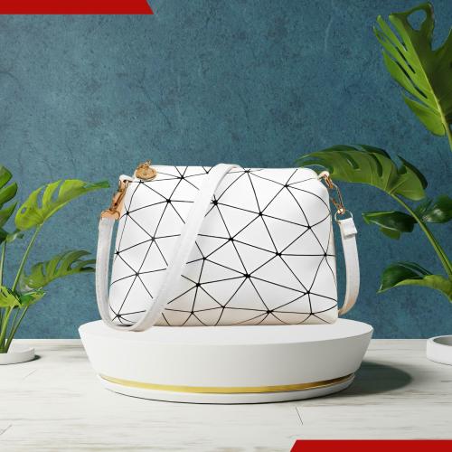 Buy Fances White Sling Bag Printed Sling Bag Online at Best Prices in ...