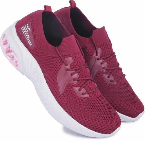 Buy Lancer Men Running Shoes (Maroon) Online at Best Prices in India ...