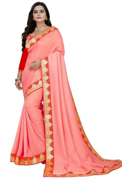 Buy SAREYA VEELA Rajshahi Women Pink Solid Silk Blend Sarees Online at ...