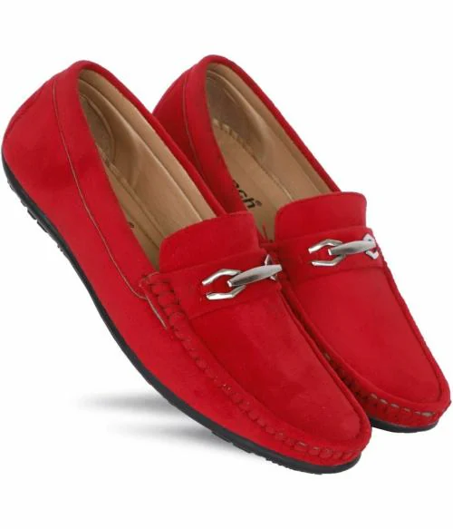 Buy Punch Red Loafers for Men Online at Best Prices in India - JioMart.