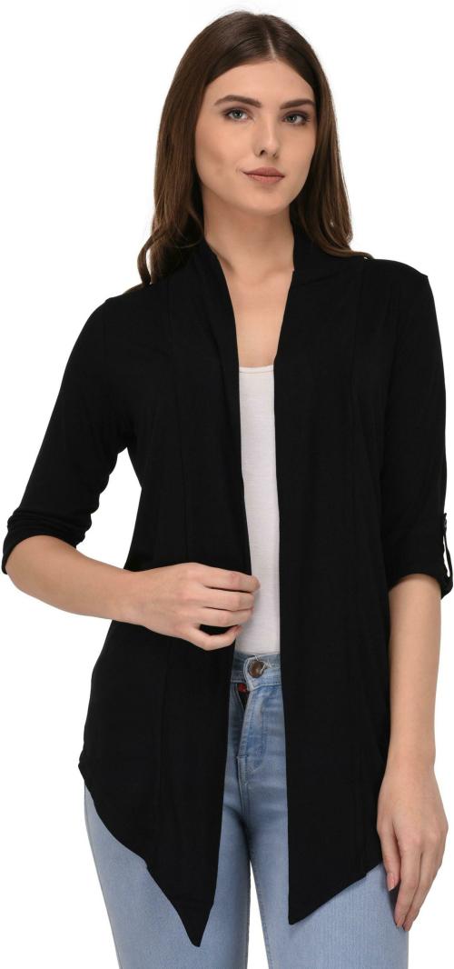 Buy Espresso Women Black Solid Viscose Shurg Online at Best Prices in ...