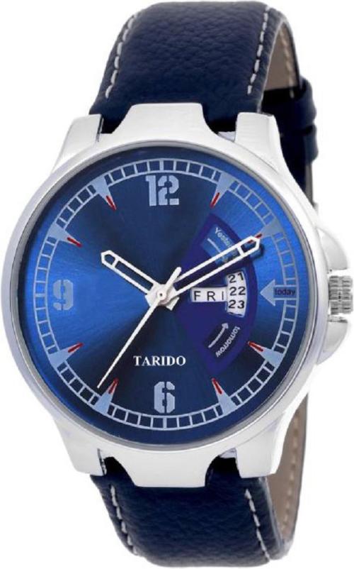 Buy Tarido Analog-Digital Blue Dial Blue Strap Watch For Men Online at ...