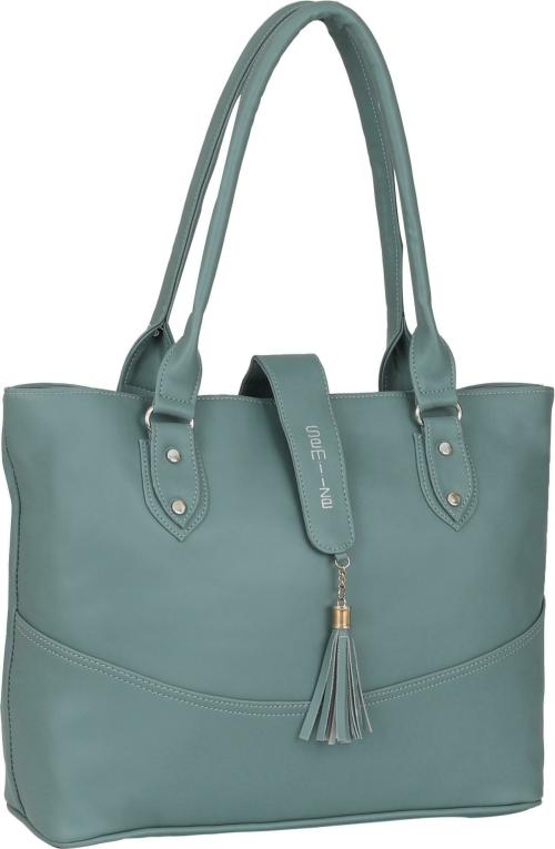 Buy Semiize Women Green PU Handbag Online at Best Prices in India ...