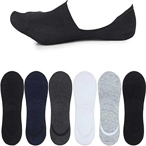 Buy GAJANSH Multicolored Unisex Extra Low-Cut Cotton Socks- Pack of 6 ...