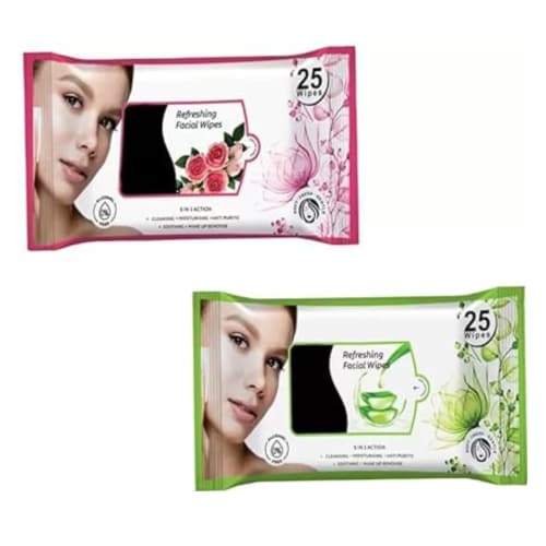 Buy Pink Spirit cosmetics Face Cleaning Wet Wipes ROSE FLAVOUR and ALOE ...