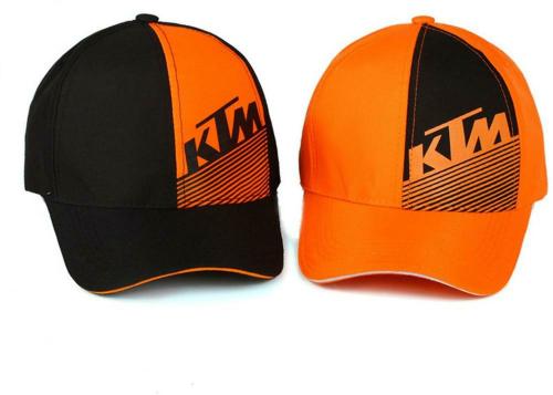 Buy Babji Men KTM Black and KTM Orange Baseball Cap (Pack of 2) Online ...