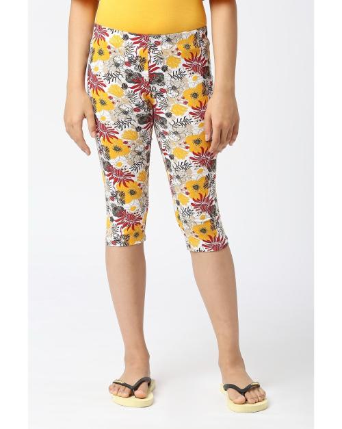 Buy SINI MINI Girls All Over Printed Capri( Pack of 1) Online at Best ...