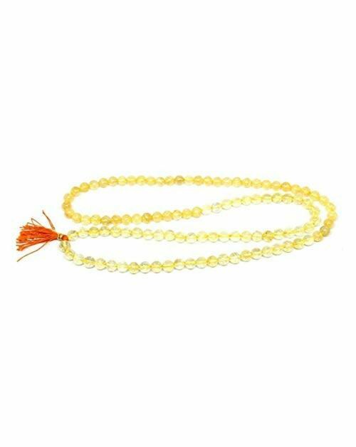 Buy Shubhanjali store Citrine Stone Semi Precious Crystal Thread ...