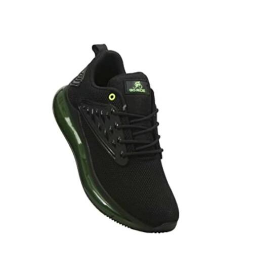 Buy Go Ride Men Running Shoes Black And Green Online at Best Prices in ...