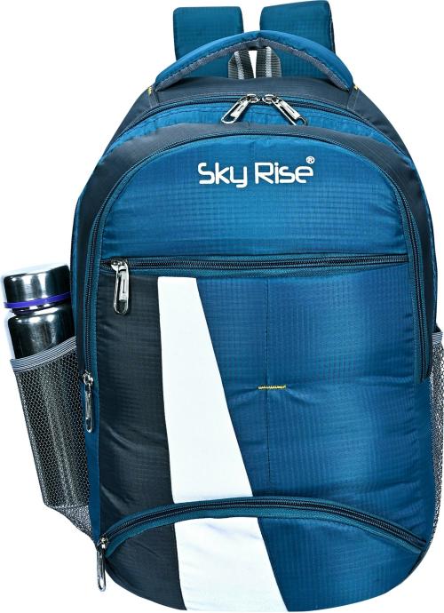 Buy Sky Rise Blue Polyester Large Laptop Backpack - 45 L Online at Best ...