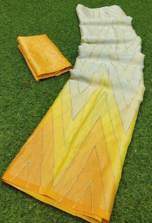 Buy Mansh the stylo..Women Yellow, Multicolor Embroidered, Printed ...