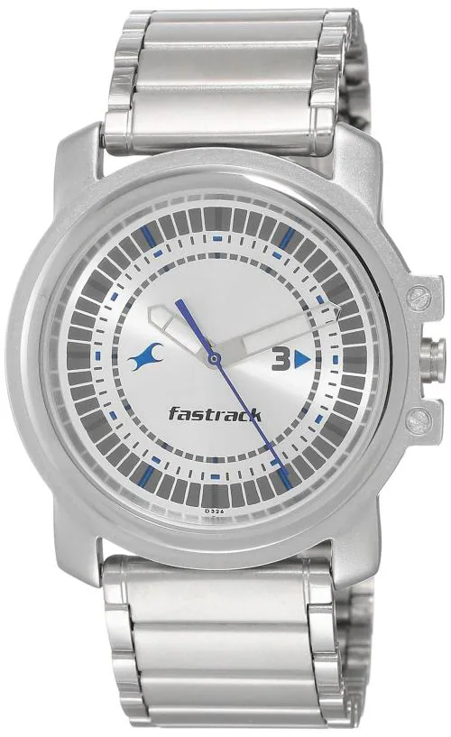 Buy Fastrack Analog Dial Silver Band Silver Upgrades Watch-Nl3039Sm03 ...