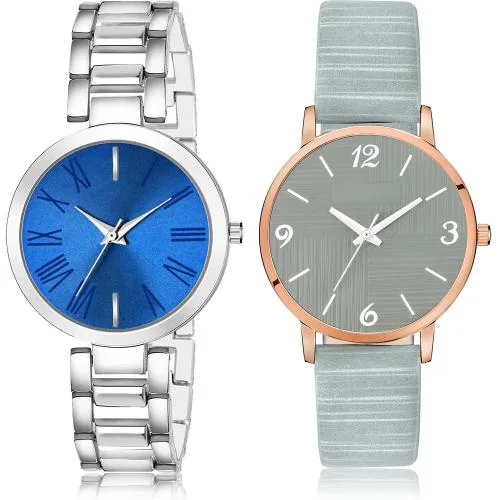 Buy NEUTRON Best Unique Simple Chain And Girls Watch Silver And Grey ...