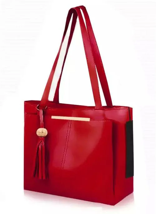 Buy Plama Red Pu For Women Hand-Held Bag Online at Best Prices in India ...