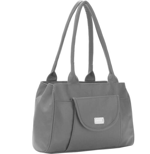 Buy Semiize Women Black Artificial Leather Handbag Online at Best ...