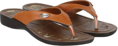 Buy AEROWALK Women Flats Sandal (Brown) - UK 7 Online at Best Prices in ...