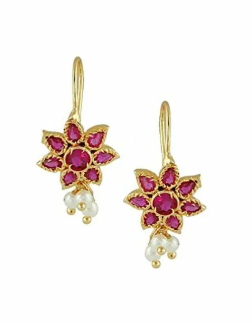 Buy Anuradha Art Jewellery Gold Plated Bugadi Earring (Women) Online at Best Prices in India ...