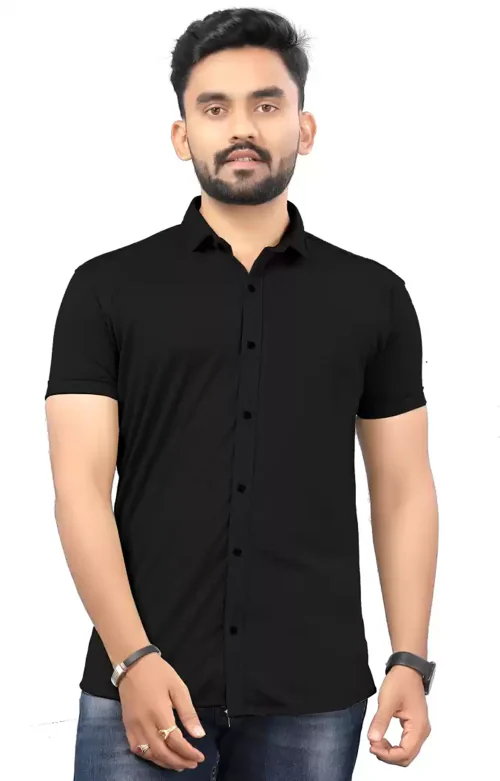 Kalix International lycra stretchable shirts for men|Half Sleeve - JioMart