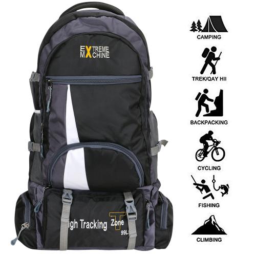 Buy Extreme Machine 99L Backpack / Travel Backpack - Black Online at ...