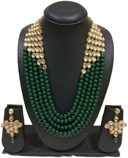 Buy CATALYST Alloy Gold-Plated Blue Jewel Set (Pack Of 1) Online at ...