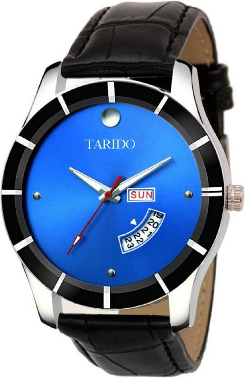 Buy Tarido Analog-Digital Blue Dial Black Strap Watch For Men Online at ...